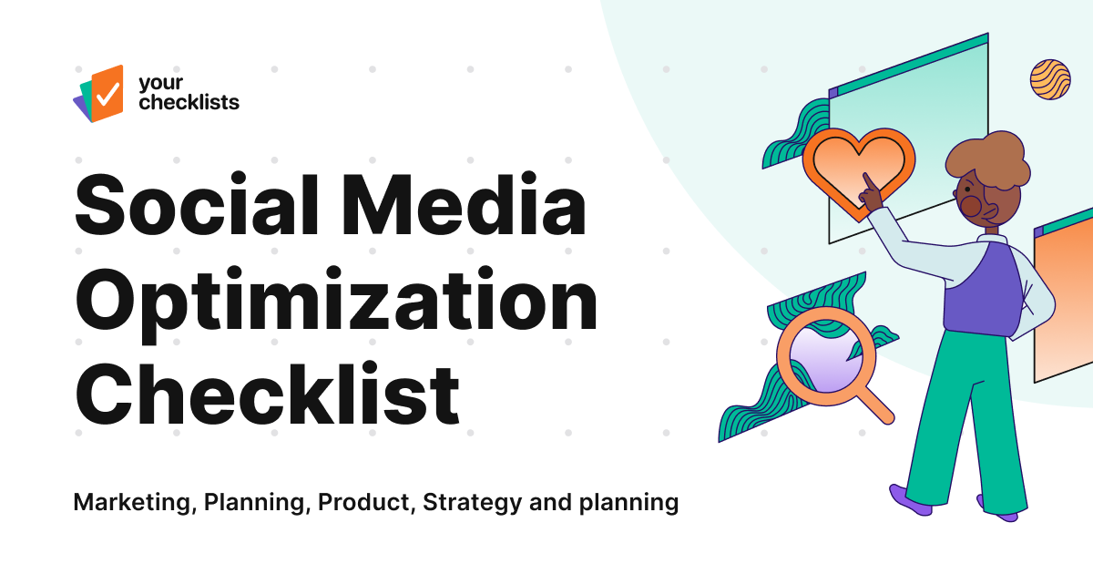 Social Media Optimization Checklist | Your Checklists